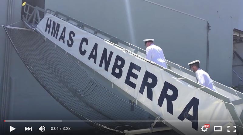 HMAS Canberra Commissioning - CONTACT magazine