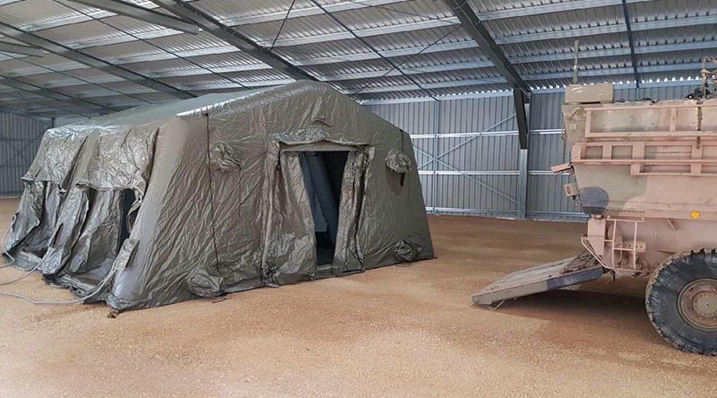 School of Armour gets inflatable command posts – CONTACT magazine