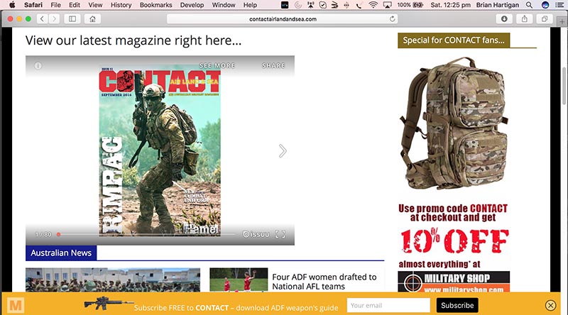 CONTACT magazine now on our homepage - CONTACT magazine