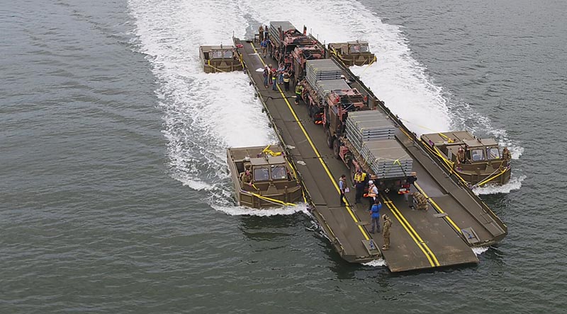 Army's new ribbon bridges tested in Sydney - CONTACT magazine