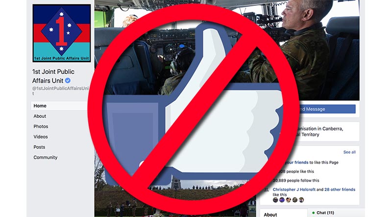 Defence begins shutting down unit Facebook pages – CONTACT magazine