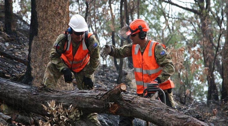 Engineers meet ex-soldier who nearly didn’t survive the bushfires ...