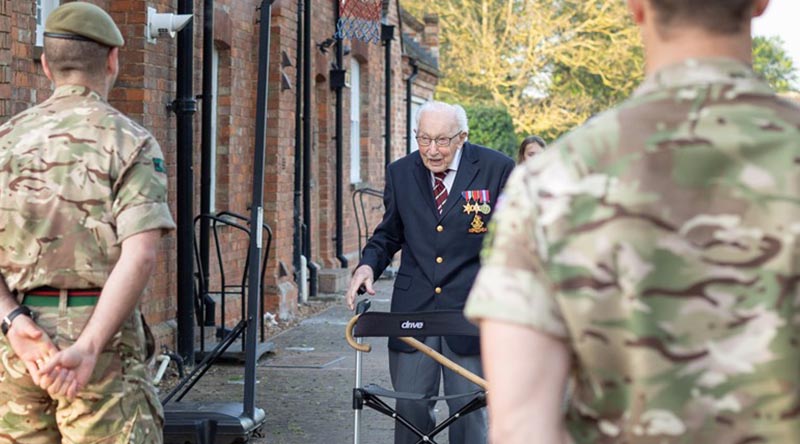 ‘Bowie’ tribute to Captain Tom as he passes $50million – CONTACT magazine