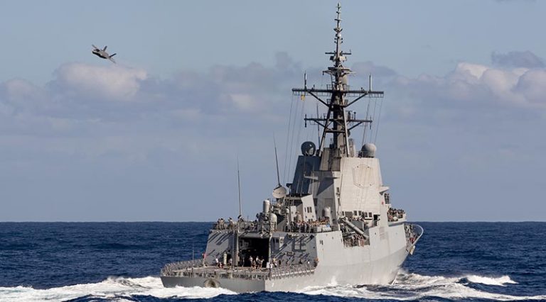 All three Hobart-class destroyers exercise together – CONTACT magazine