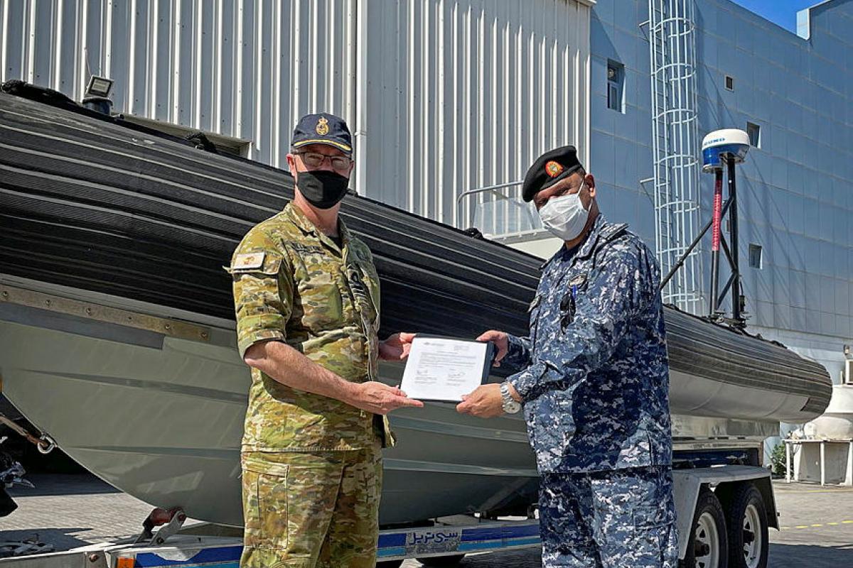 Australia gifts boat to Bahrain - CONTACT magazine