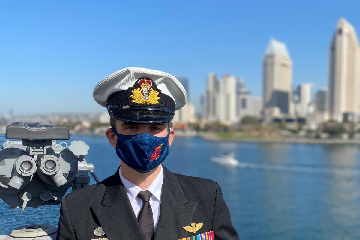 Third time's a charm for officer on exchange - CONTACT magazine