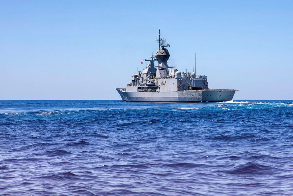 Ballarat gets a top up at sea – CONTACT magazine