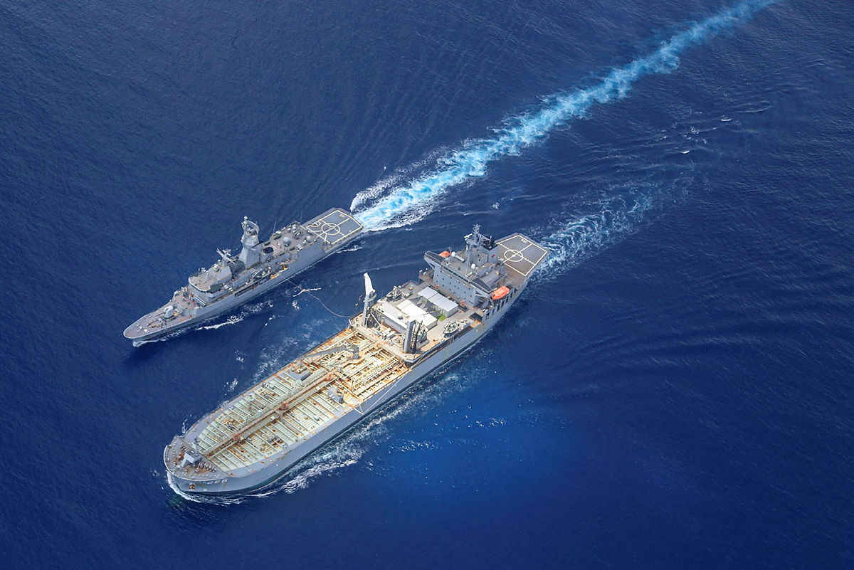 Ballarat gets a top up at sea - CONTACT magazine