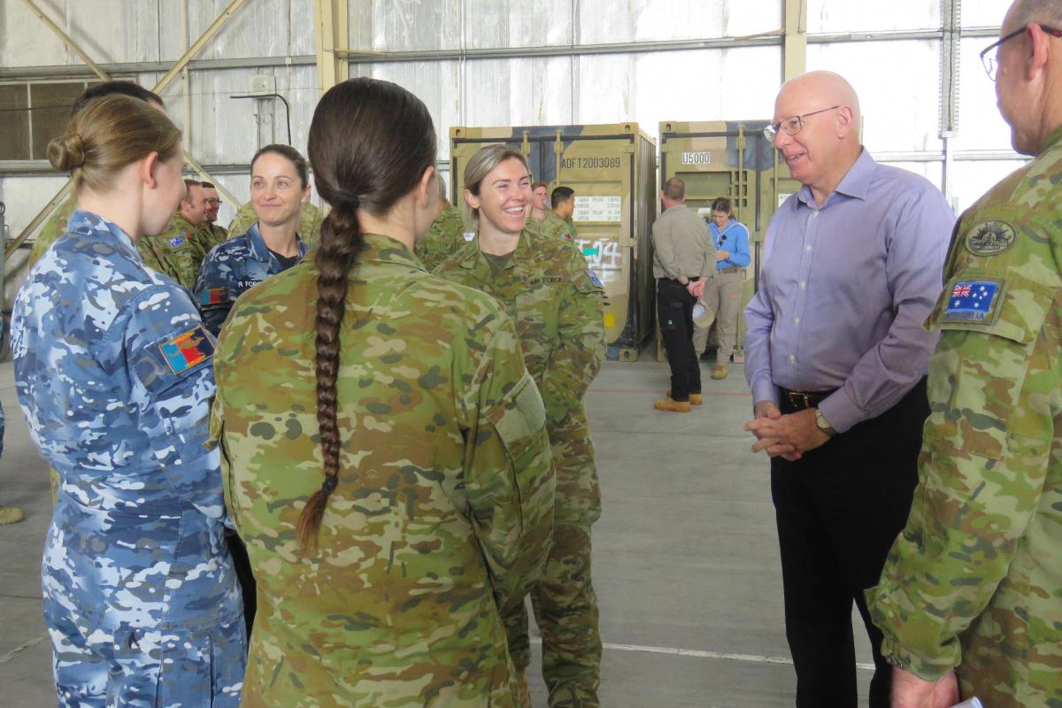 Camp Baird hangar named in honour of Governor-General - CONTACT magazine