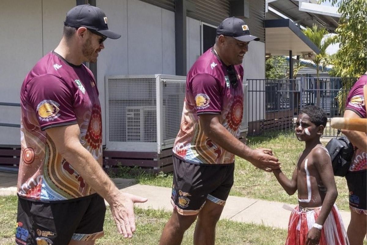NRL stars visit Indigenous community - CONTACT magazine