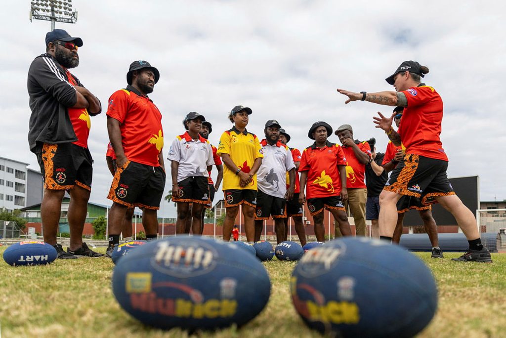 ADF delivers sports-officials program in PNG – CONTACT magazine