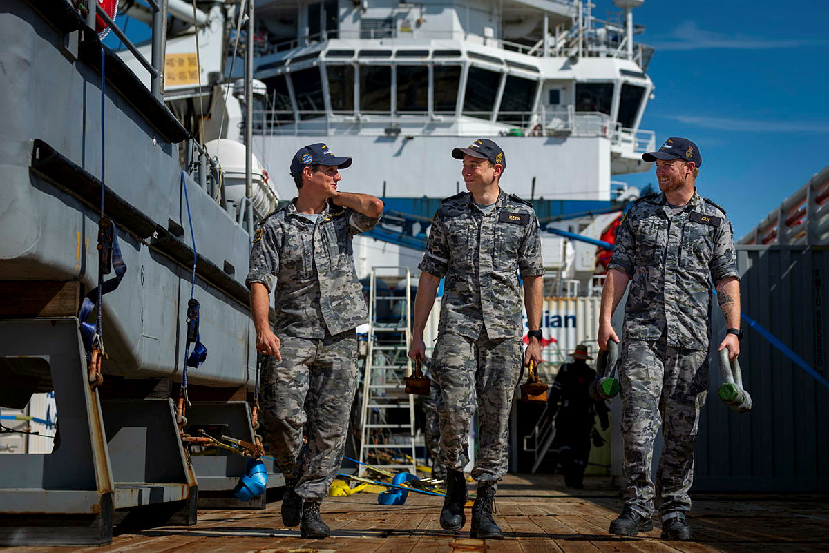 NUSHIP Arafura shipmates Reliant on experience - CONTACT magazine