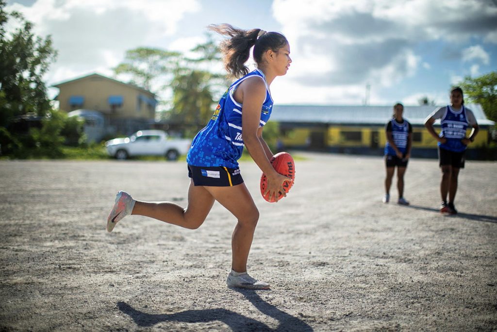 ADF helps grow footy in Nauru – CONTACT magazine