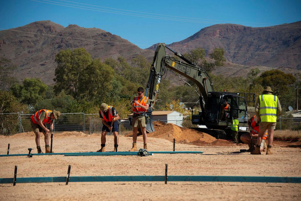 Army building for Aboriginal community in red centre – CONTACT magazine