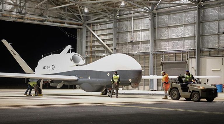 Arrival of RAAF’s first MQ-4C Triton – CONTACT magazine