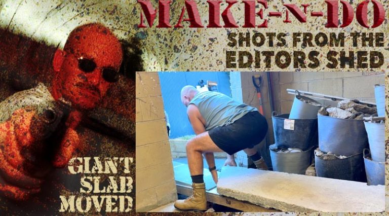 Moving giant slab outdoors – CONTACT magazine